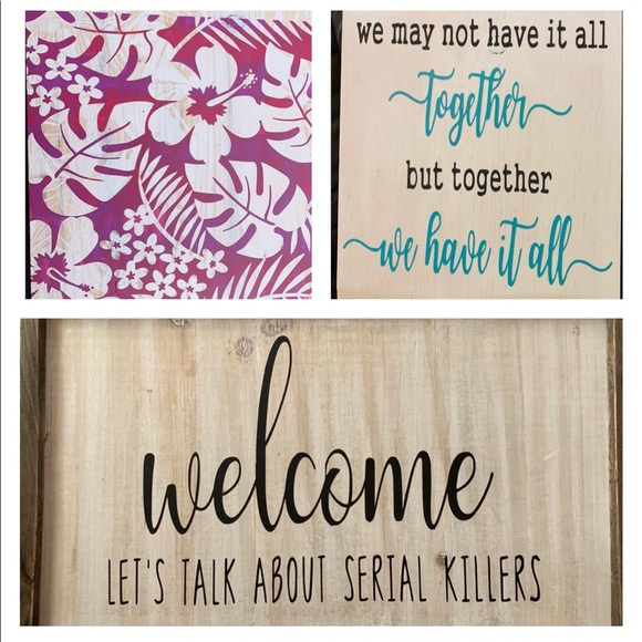 Wall Decor | Custom Made Wall Signs | Poshmark